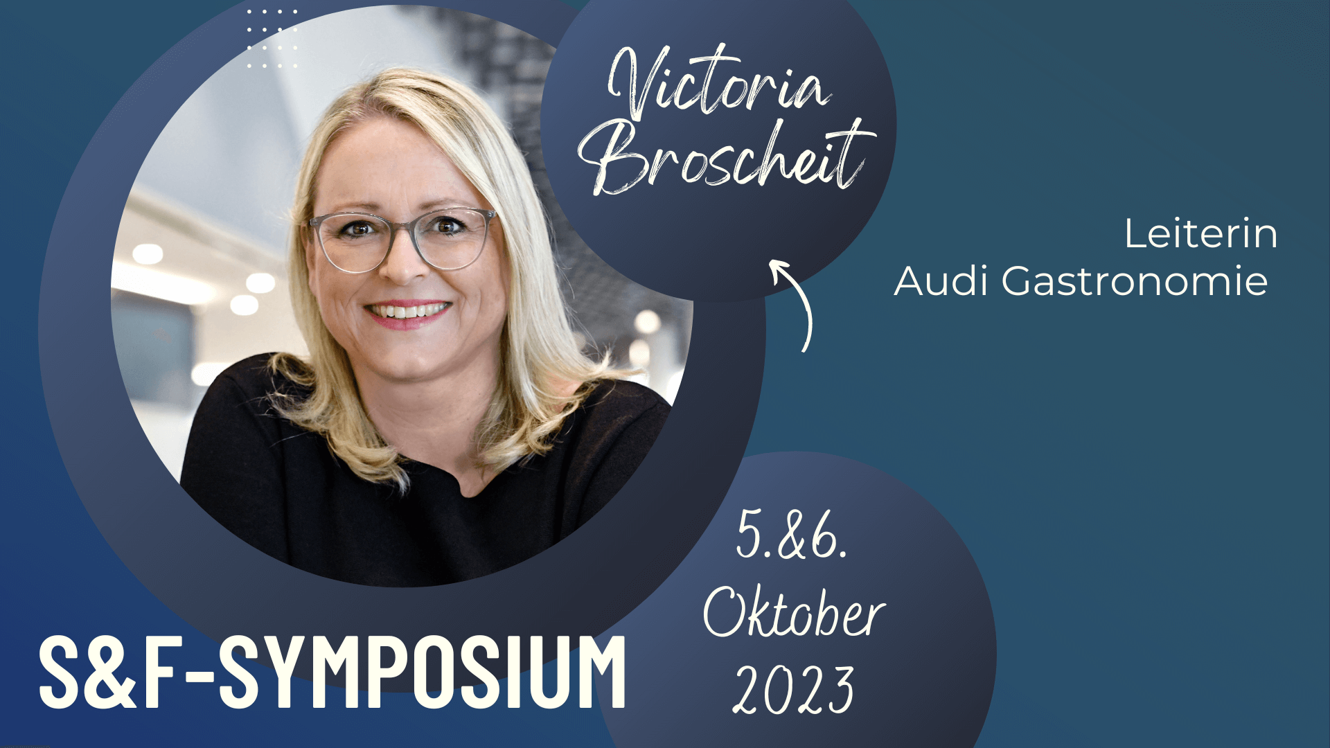 Victoria Broscheit live auf dem S&F-Symposium | S&F-Gruppe